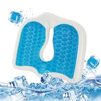 China Anti-Static Cooling Gel Orthopedic Memory Foam Cushion for Office Chair and Car Seat for sale