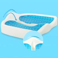 China Anti-Static Cooling Gel Orthopedic Memory Foam Cushion for Office Chair and Car Seat for sale
