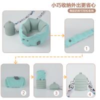 China Custom Logo U-Shape Inflatable Memory Foam Travel Neck Pillow for Office and Car Seat for sale