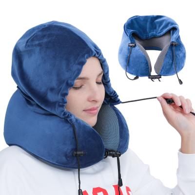 China U Shape Hypoallergenic Removable Cover Memory Foam Neck Pillow for Customize Support for sale