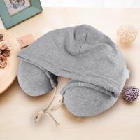 China Comfortable Gray Cotton Slow Rebound Memory Foam Neck Support Massage Pillow for 2023 for sale