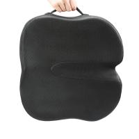 China Healthy Hypoallergenic Velvet Coccyx Chair Bus Driver Boster Memory Foam Seat Cushion for sale