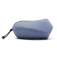 China Customized Hnos Easy Carry Airplane Car Travel Memory Foam Neck Rest 360-Degree Head Support Travel Pillow for sale