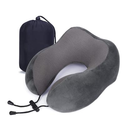 China 40 Fabric Count Own Memory Foam Travel Neck Pillow with U Shape and Cervical Support for sale