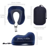 China 40 Fabric Count Own Memory Foam Travel Neck Pillow with U Shape and Cervical Support for sale