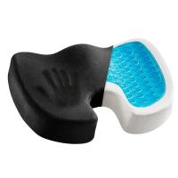 China Removable and Washable 510g Memory Foam Cooling Gel Seat Cushion for Coccyx Orthopedic for sale
