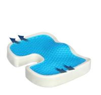 China Removable and Washable 510g Memory Foam Cooling Gel Seat Cushion for Coccyx Orthopedic for sale