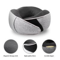 China 40 Fabric Count Memory Foam U-Shape Travel Pillow with 3D Eye Mask Earplugs 27x23x12cm for sale