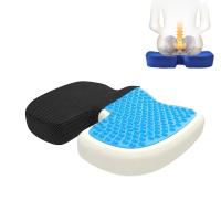 China Removable and Washable 510g Memory Foam Cooling Gel Seat Cushion for Coccyx Orthopedic for sale