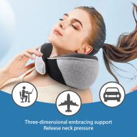 China 40 Fabric Count Memory Foam U-Shape Travel Pillow with 3D Eye Mask Earplugs 27x23x12cm for sale
