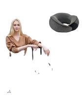 China 40 Fabric Count Memory Foam U-Shape Travel Pillow with 3D Eye Mask Earplugs 27x23x12cm for sale