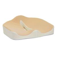 China Non Slip Orthopedic Memory Foam Coccyx Sitting Pillow in Pink for Office Chair Seat for sale