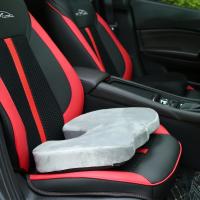 China U-Shape Short Drivers Sciatica Relief Memory Foam Coccyx Seat Cushion for Office Chair for sale