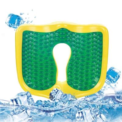 China Density 45-80D Breathable Zero Gravity Coccyx Orthopedic Adult Car Chair Memory Foam Gel Seat Cushion for sale