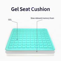 China Certified BSCI ISO9001 ROHS EN71 Memory Foam Gel Seat Cushion for Car and Office for sale