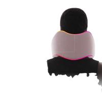 China Comfortable Breathable Memory Foam Neck Pillow for Airplane Travel Options Woven Label for sale