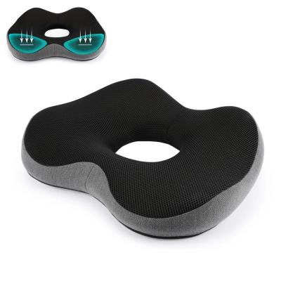 China 100% Slow Rebound Memory Foam Seat Cushion for Wheelchair Coccyx Comfort and Relief for sale