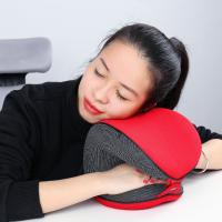 China Office Airplane and School Memory Foam Nap Sleeping Face Down Pillow with Custom Logo for sale