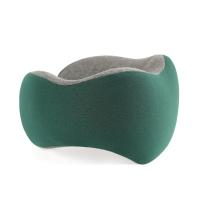 China Airplane Travel Pillow 100% Pure Memory Foam with Eye Mask and Ear Plug Included for sale