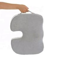 China Polyester Memory Foam Coccyx Orthopedic Cooling Gel Seat Cushion Pad for Office Chair Home Car With Hndle for sale