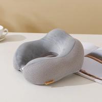 China Memory Foam Neck Pillow Set for Neck Pain Relief and Comfortable Air Travel on Flights for sale