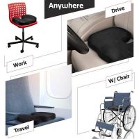 China U-Shape Memory Foam Seat Cushion for Sciatica Tailbone Pain Relief in Car and Office for sale