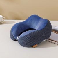China Memory Foam Neck Pillow Set for Neck Pain Relief and Comfortable Air Travel on Flights for sale