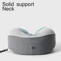 China Memory Foam Travel Pillow Customized Color Comfortable Breathable Cover Machine Washable Airplane Travel Kit for sale