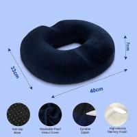 China Healthy Memory Nursing Foam Pillow Donut Seat Cushion for Pressure Relief and Support for sale