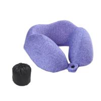 China Massage Cervical Support Travel Neck Pillow Memory Foam U-Shaped Portable and Washable for sale