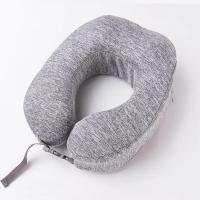China Hot Solid Pattern Type U-Shape Memory Foam Travel Neck Pillow with Customized Designs for sale