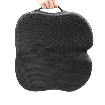 China Butterfly Comfort Adjustable Ventilated Motorcycle Tractor Driver Rattan Seat Cushion for sale