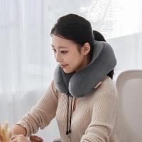 China High Comfort Portable Memory Foam Travel Neck Pillow with Customized U-shaped Design for sale