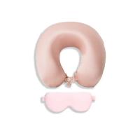 China Customized Color U-Shape Memory Foam Airplane Neck Pillow for Comfortable Journeys for sale