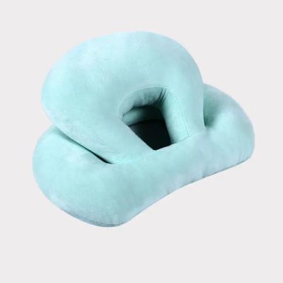 China Comfortable Nap Customized Office Support Cervical Memory Foam Pillow with 1kg Weight for sale