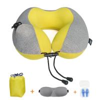 China Comfortable Neck Support Pillow Relieve Pain and Travel with 100% Polyester Material for sale