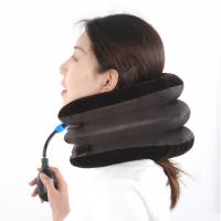 China Adjustable Pneumatic Air Cervical Collar Neck Support Reversible for Neck Pain Relief for sale