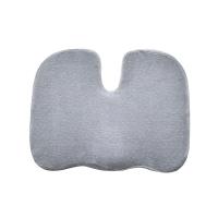China Velvet Cover U-Shape Memory Foam Seat Cushion for Chair and Car Relieve Pressure Cushion for sale