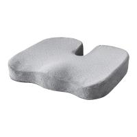 China Velvet Cover U-Shape Memory Foam Seat Cushion for Chair and Car Relieve Pressure Cushion for sale