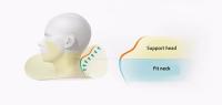 China 32 x 33 x 10.5cm Memory Foam Ergonomic Comfort Travel Neck Pillow for Customized Cover for sale
