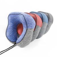 China Portable Ice Cooling Memory Foam Air Cushion Travel Neck Pillow for Ultimate Comfort for sale