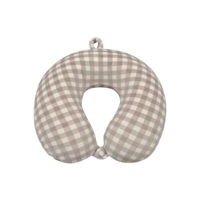 China U-Shape Customized Memory Foam Car Air Travel Neck Support Pillow with Custom Color for sale