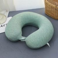 China U-Shape Customized Memory Foam Car Air Travel Neck Support Pillow with Custom Color for sale