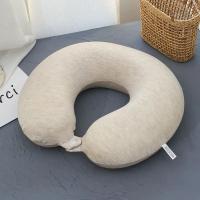 China U-Shape Customized Memory Foam Car Air Travel Neck Support Pillow with Custom Color for sale