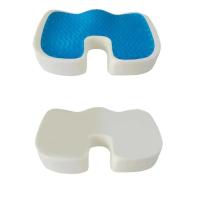 China Comfortable Knitted Coccyx Cushion With Ergonomic Design Memory Foam Gel Seat Cushion for sale