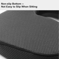 China Support and Comfort Memory Foam Seat Cushion for Car Chair Pad Hip Massage Pillow for sale