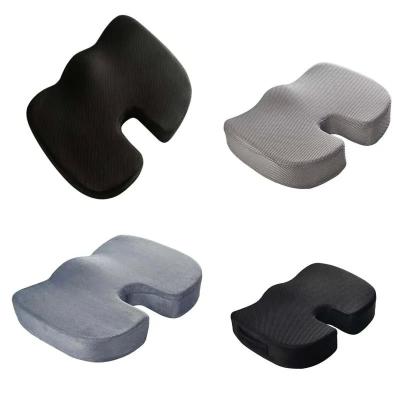 China Office Chair Pain Relief Popular Memory Foam Cushion Seat Pillow with Removable Cover for sale