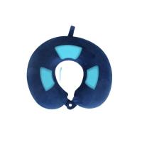 China Comfortable Breathable Cover Memory Foam Neck Pillow for Convenient Airplane Travel for sale