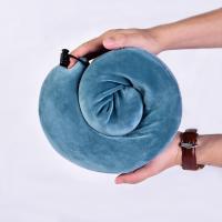 China Travel Neck Guard Nap Pillow Slow Rebound Memory U-shaped Pillow with Magnetic Fabric for sale