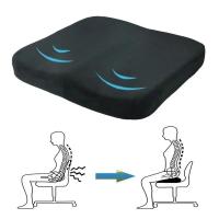 China Removable Cover Memory Foam Seat Cushion for Comfortable in Home Car Office Chair for sale
